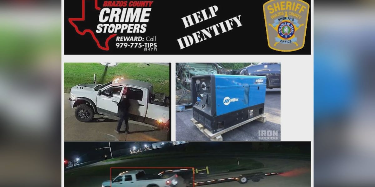 Brazos County Crime Stoppers Asking For Help To Identify Thieves